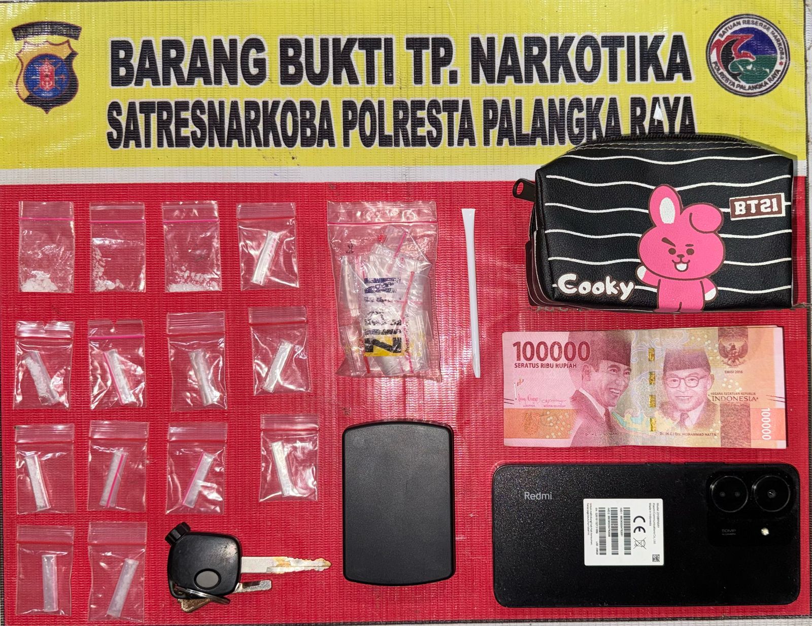 Polisi Amankan 3,44 Gram Sabu di Menteng - Metro Barito